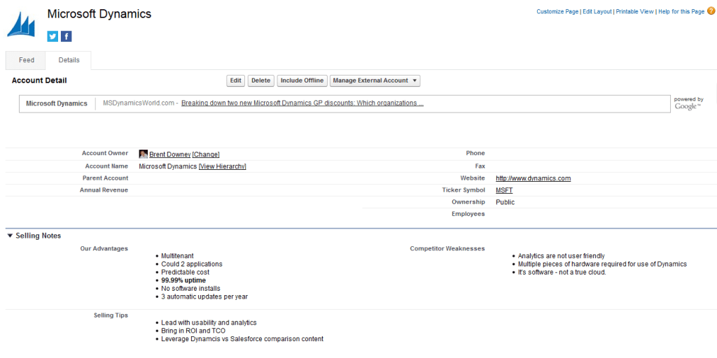 Managing Competitors in Salesforce – Admin Hero